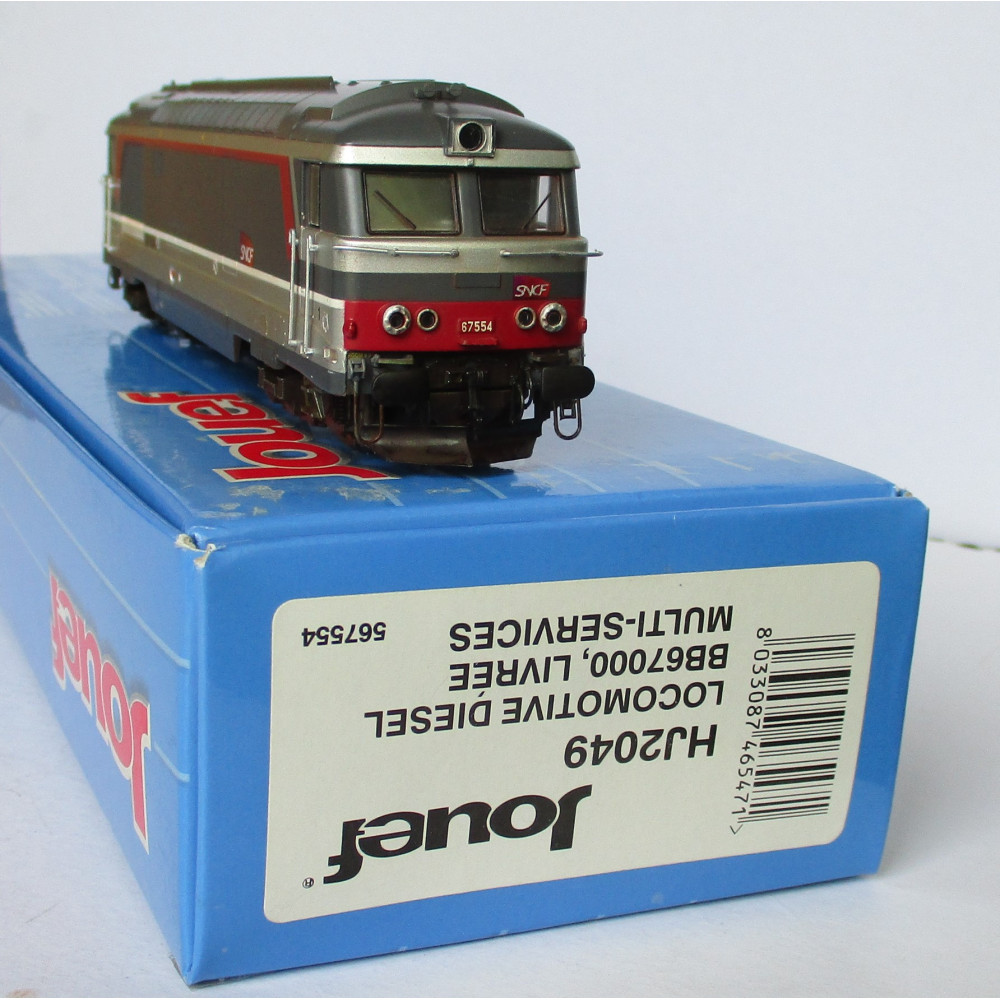 Locomotive DIESEL Digital BB 67000 67400 67554 Multiservice 1/87 JOUEF