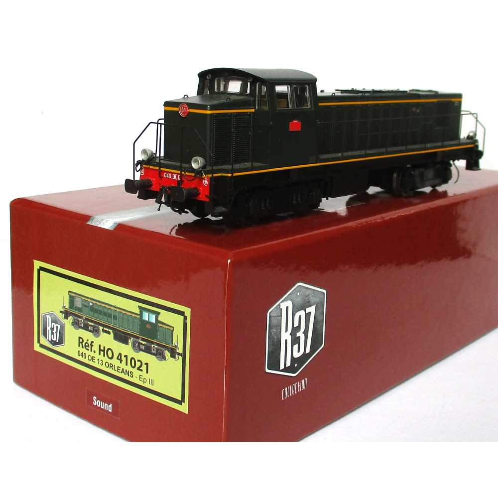Loco Diesel Digital SON - SNCF 040 DE BB 63000 HO R37